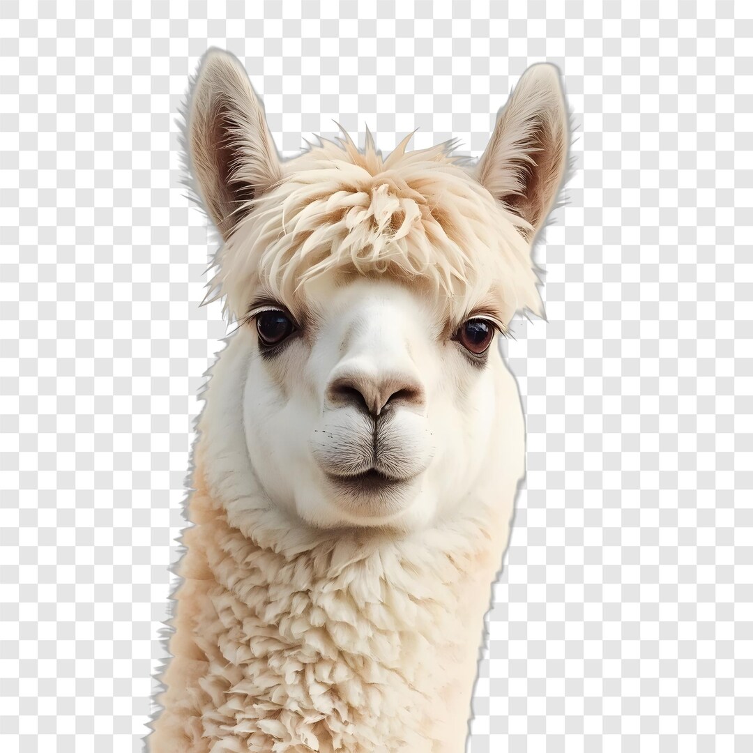 10 PNG Alpaca Clipart, Cute Farm Animal Images, Transparent Background ...