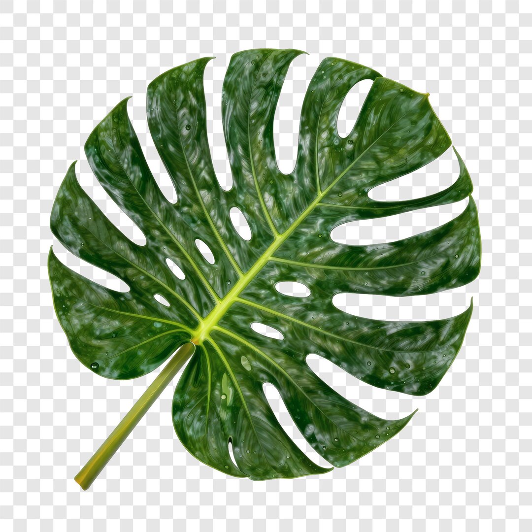 10 PNG Monstera Leaf Clipart, Tropical Plant Images, Transparent ...