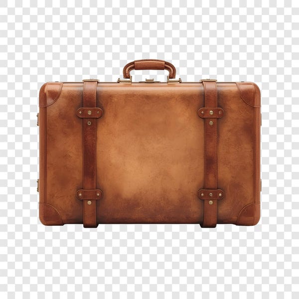 Retro Suitcase Clipart - Etsy UK