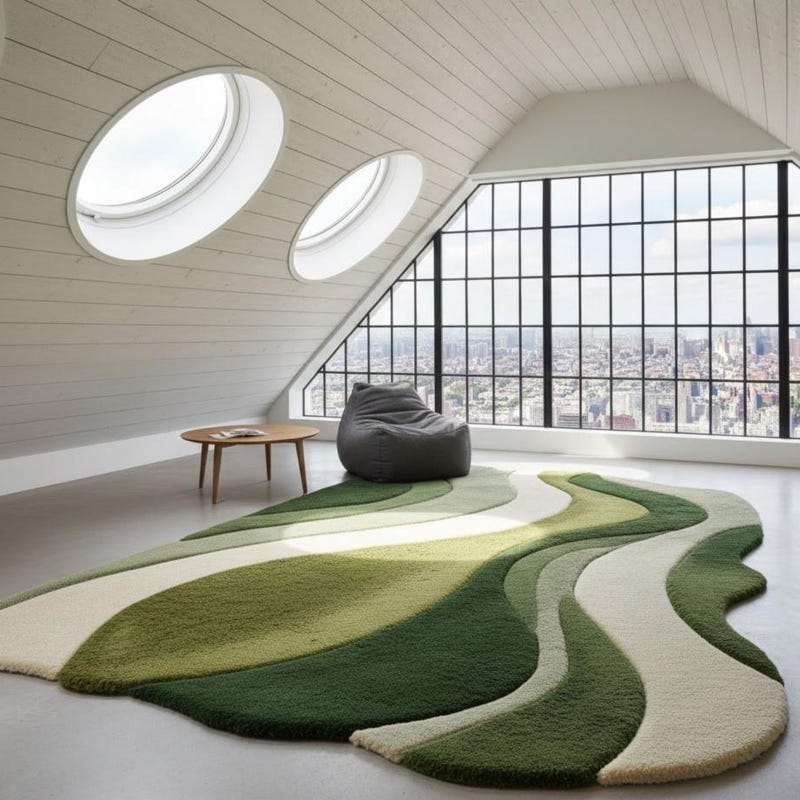 Large Freeform Rug - Etsy UK