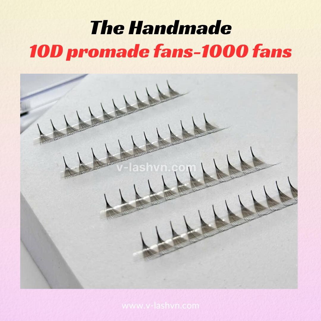 10D Promade Fans 0.05 | 1000 Loose Volume Eyelash Extensions, C/CC/D ...