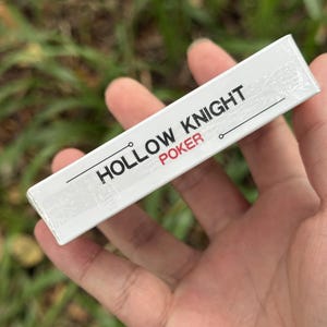 Hollow Knight Poker Cards Set 6x9cm Black and White Design | Silksong ...