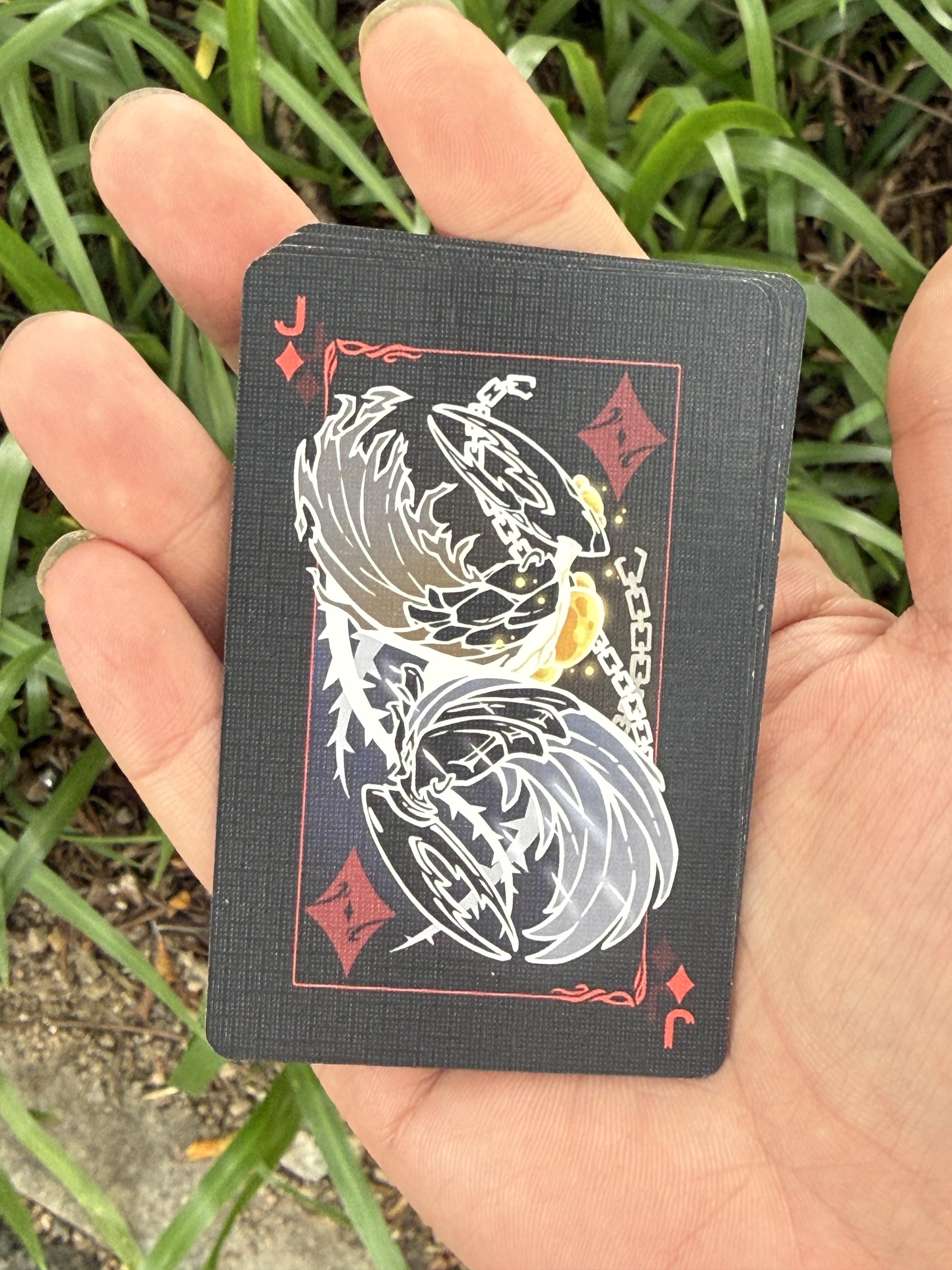Hollow Knight Poker Cards Set 6x9cm Black and White Design | Silksong ...