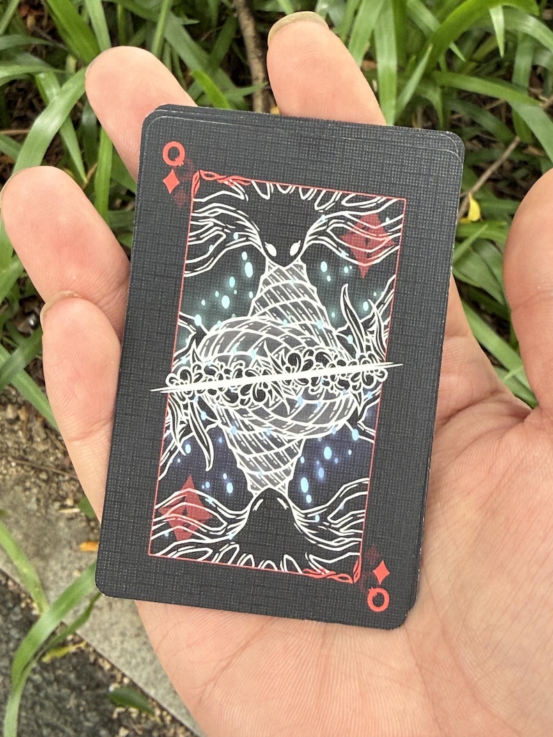 Hollow Knight Poker Cards Set 6x9cm Black and White Design | Silksong ...