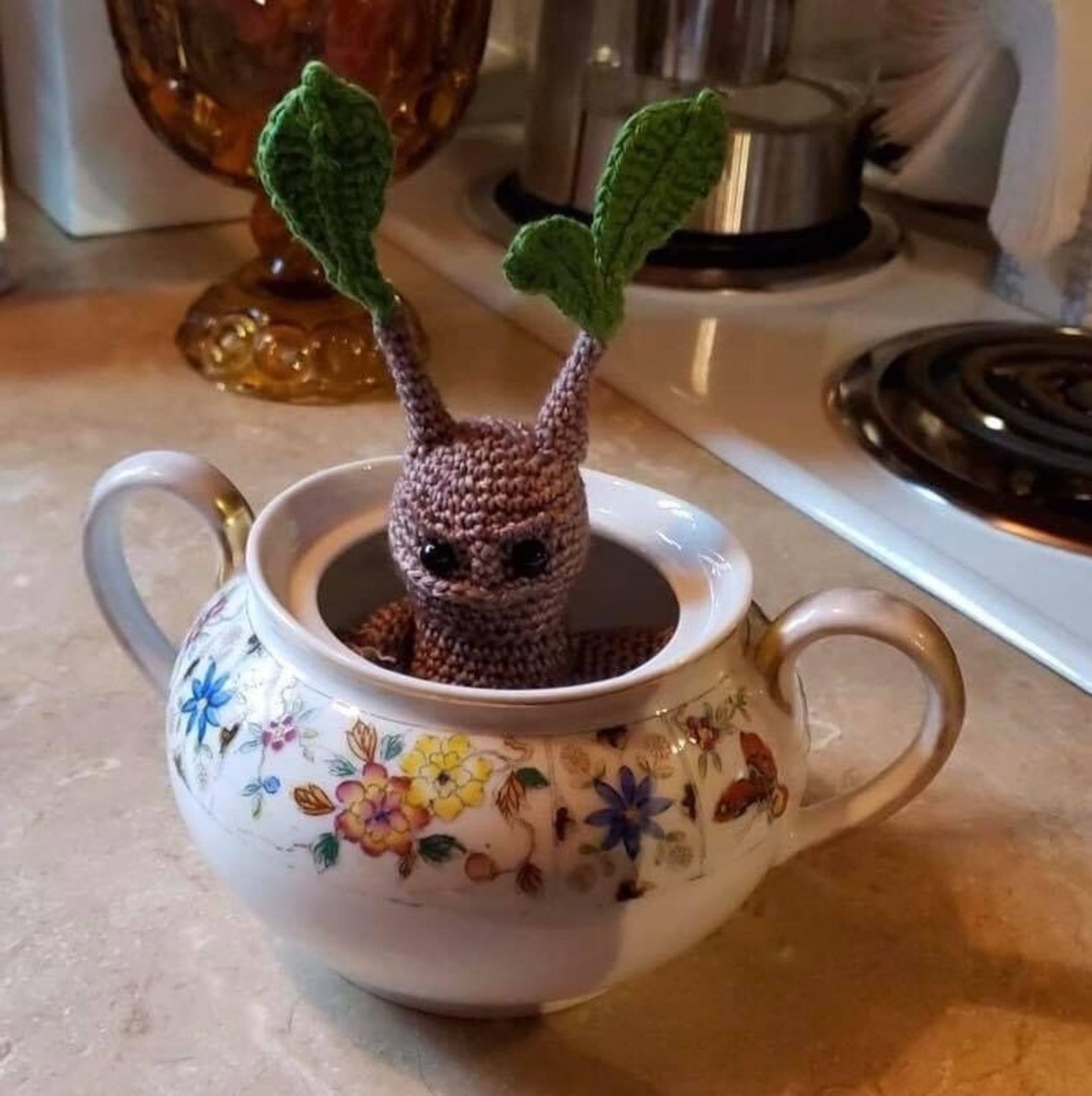 Mini Baby Mandrake Amigurumi MADE to ORDER Mini Size - Etsy