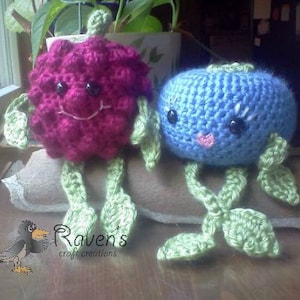 Berry Buddies Toys- MADE TO ORDER - Blueberry, Raspberry Toys - Etsy