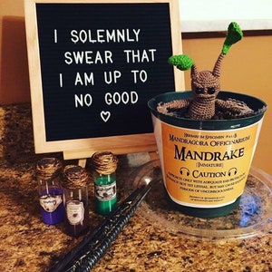 Mini Baby Mandrake Amigurumi - MADE to ORDER - Mini Size Mandrake ...