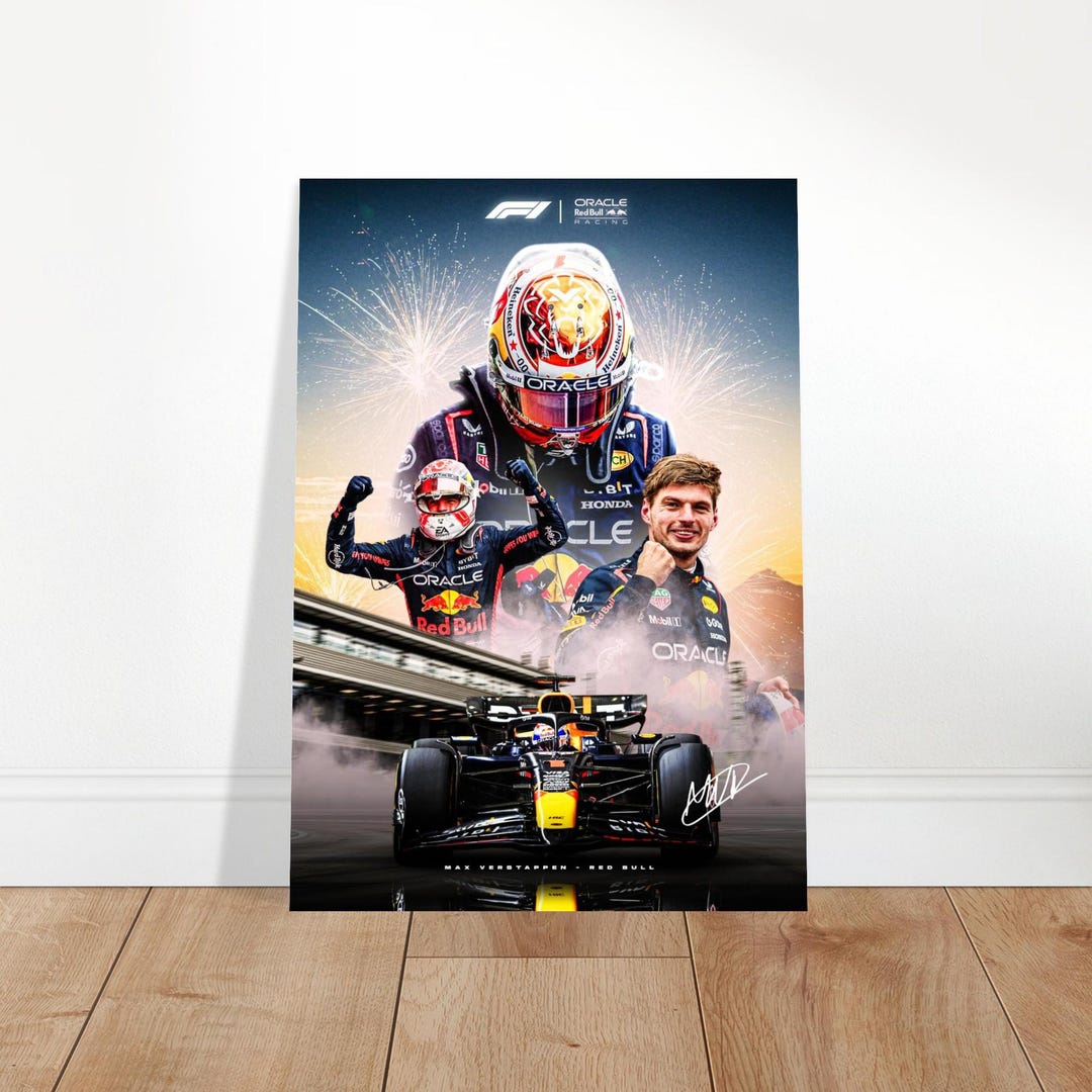 GOAT Moment - Max Verstappen #1 - Premium Semi-glossy Paper Poster - Etsy