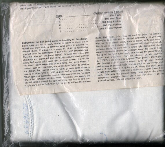 Lee Wards Stamped Pillowcases to Embroider featuring Sheets ...