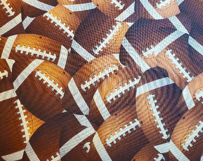 Packed Football Cotton Fabric Suitable for Quilting, Making Face Masks ...