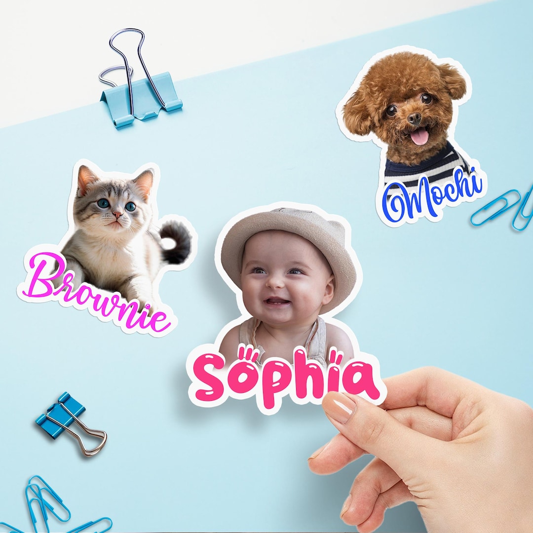 Custom Photo Vinyl Stickers – Personalized Waterproof Decals for Water ...