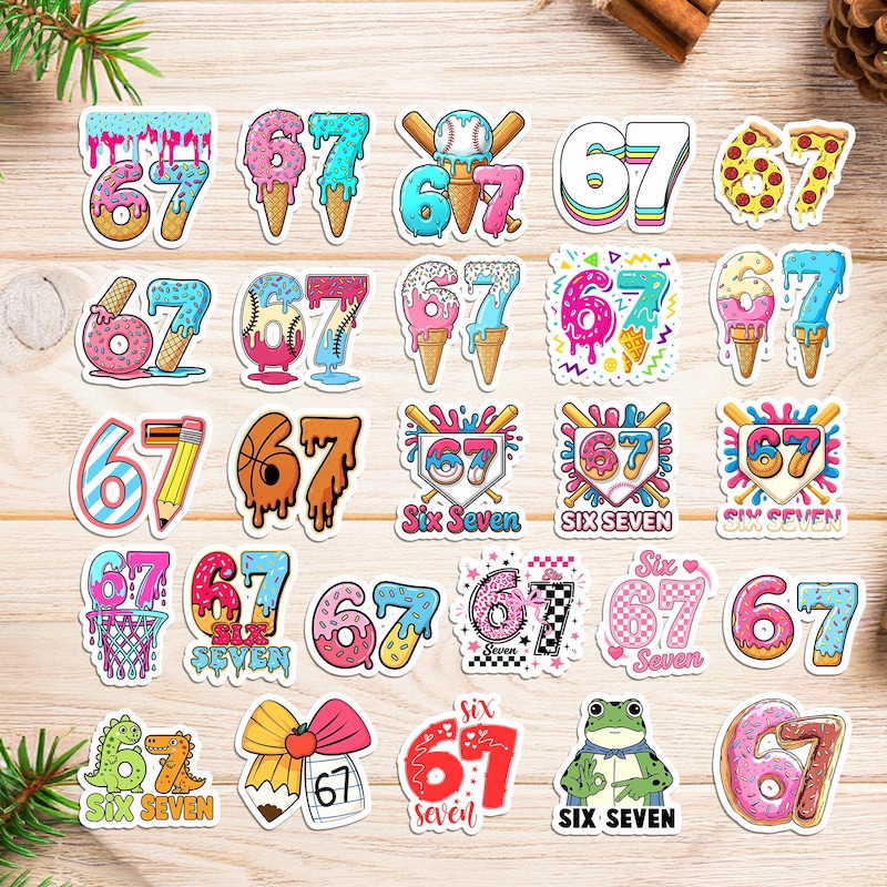 67 Stickers - Etsy