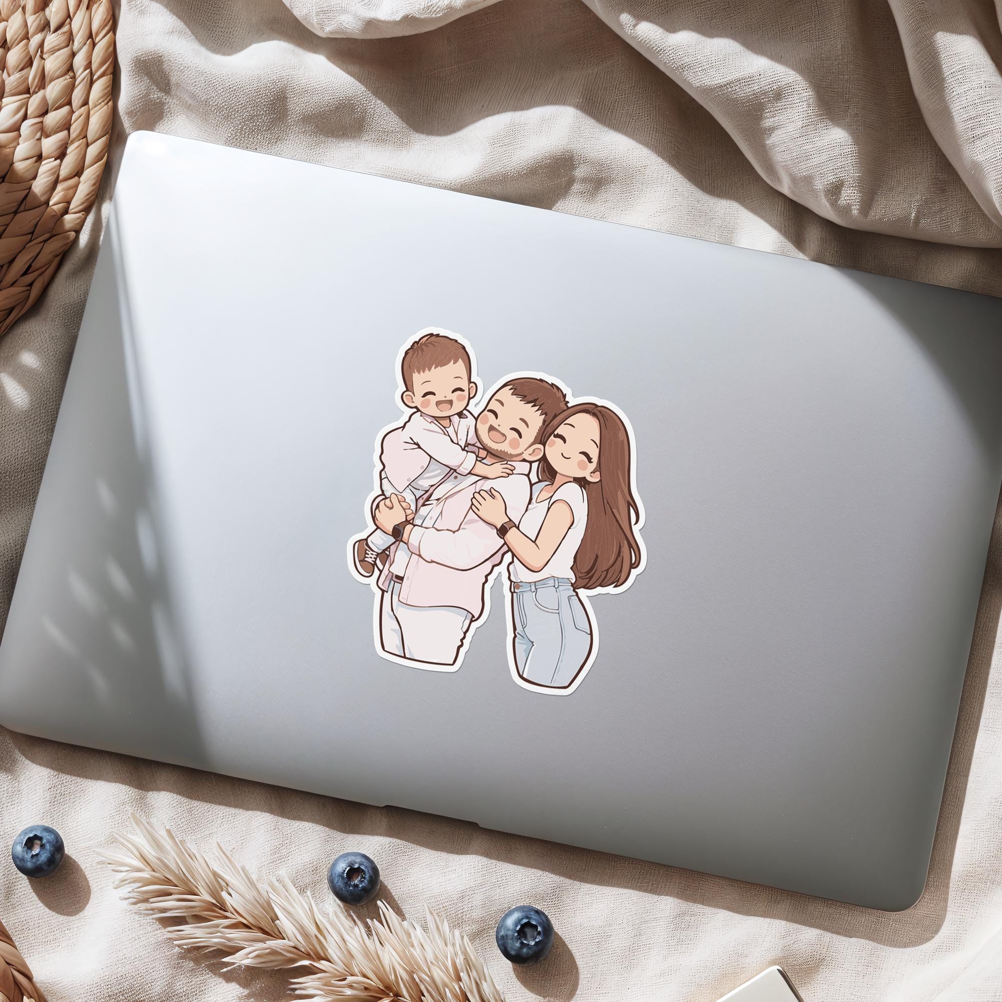 Personalized Photo Sticker | Custom Waterproof Vinyl Decal for Gifts ...