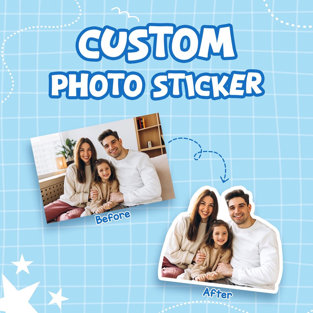 Custom Photo Stickers | Personalized Image Vinyl Sticker | Waterproof ...