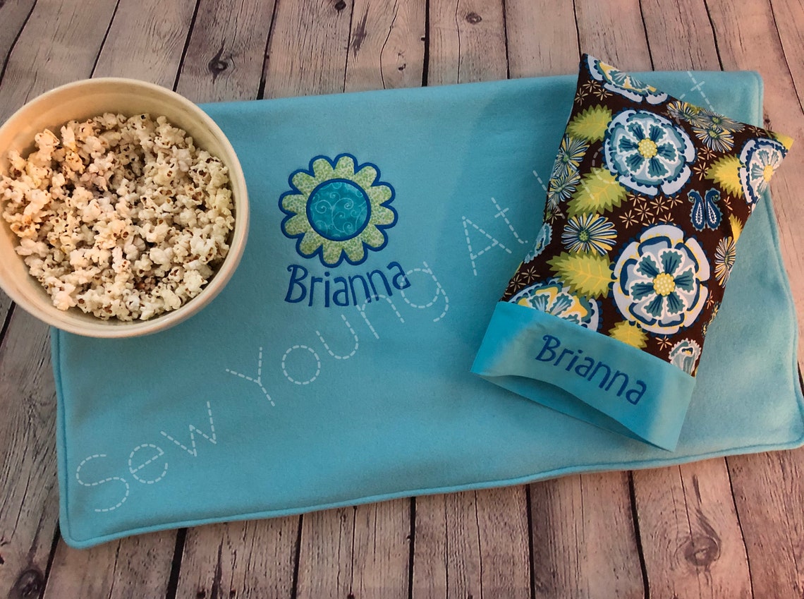 Floral Nap Set Fleece Blanket Pillow and Pillowcase | Etsy