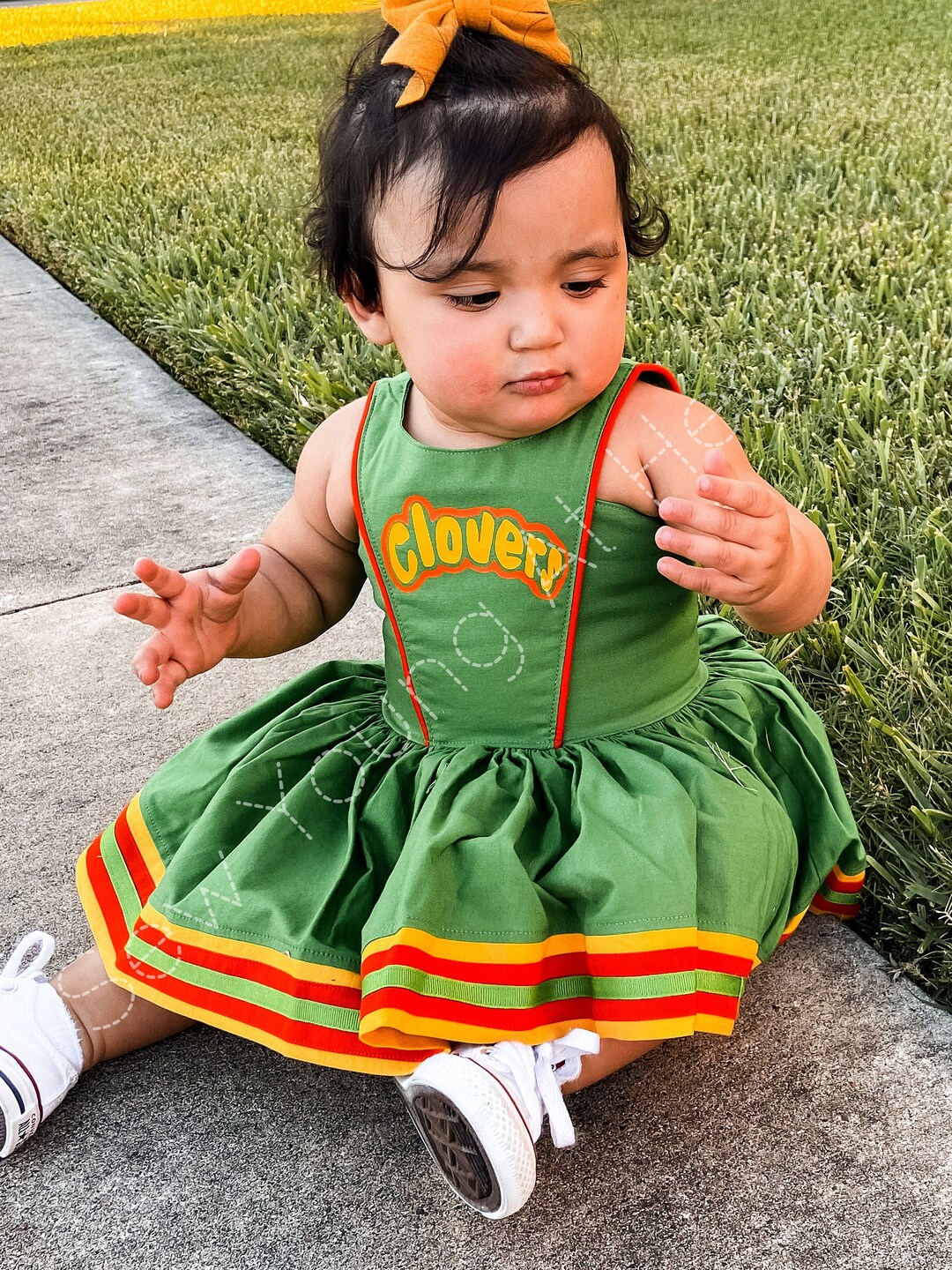 Clovers Bring It on Cheerleader Uniform, Cheer Dress, Sizes 18 Months ...