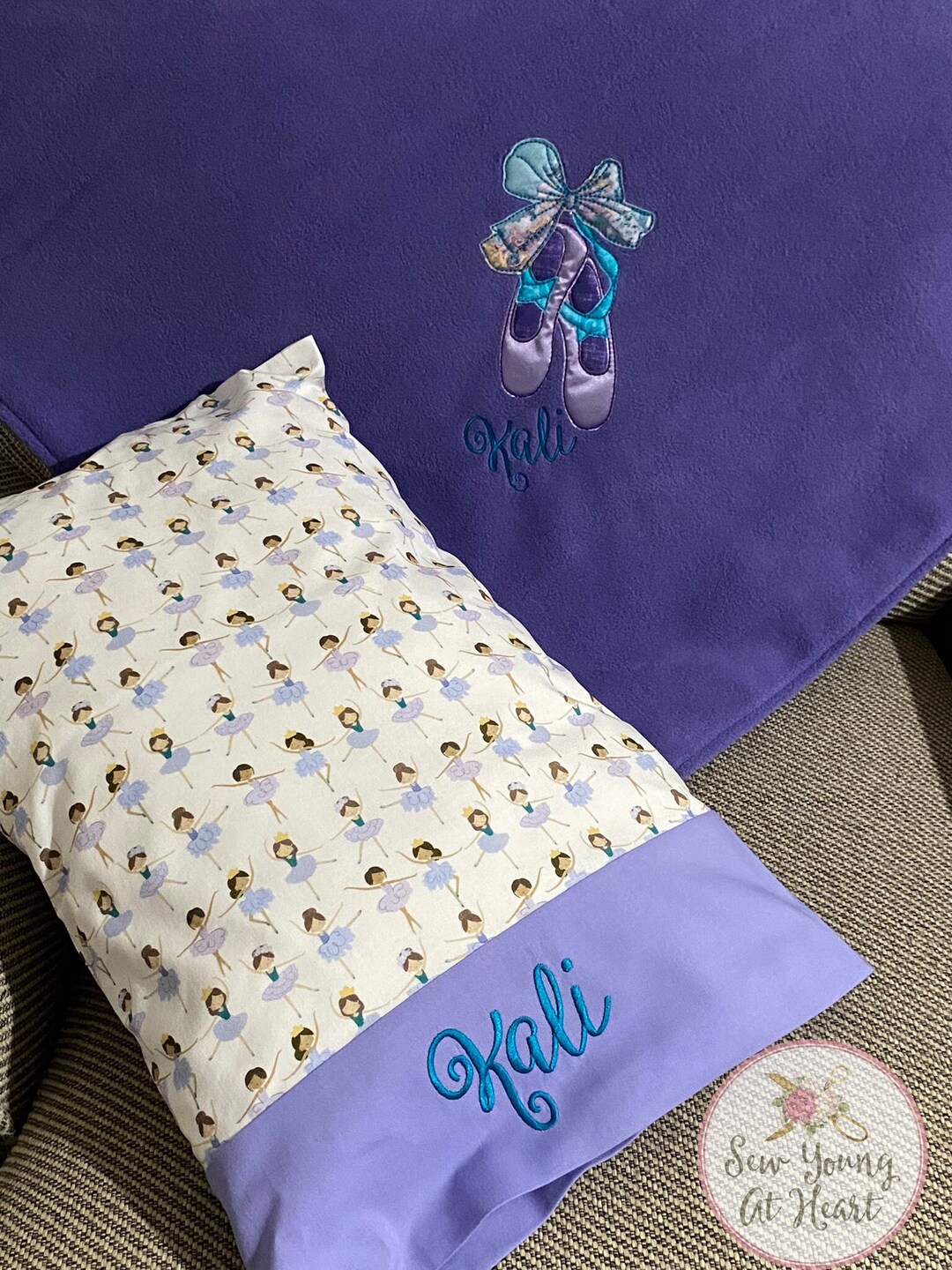 Ballet Nap Set, Small Fleece Blanket, Pillowcase and Pillow or ...