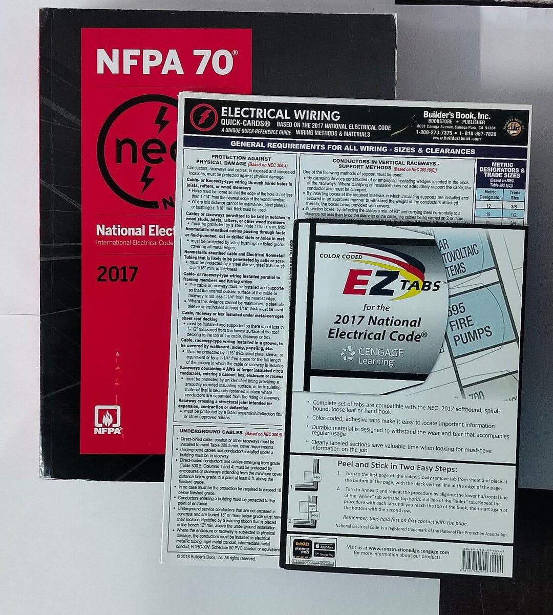 NFPA 70 National Electric Code 2017 Book With Tabs - Etsy