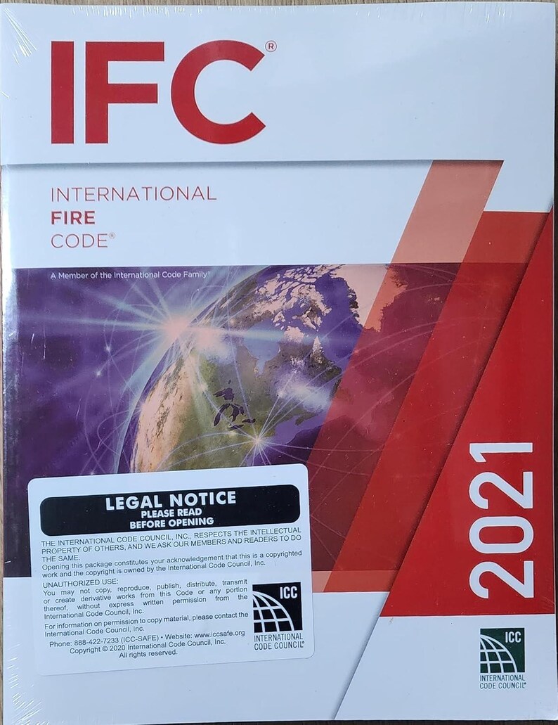 2021 IFC Code Book, International Fire Code - Etsy