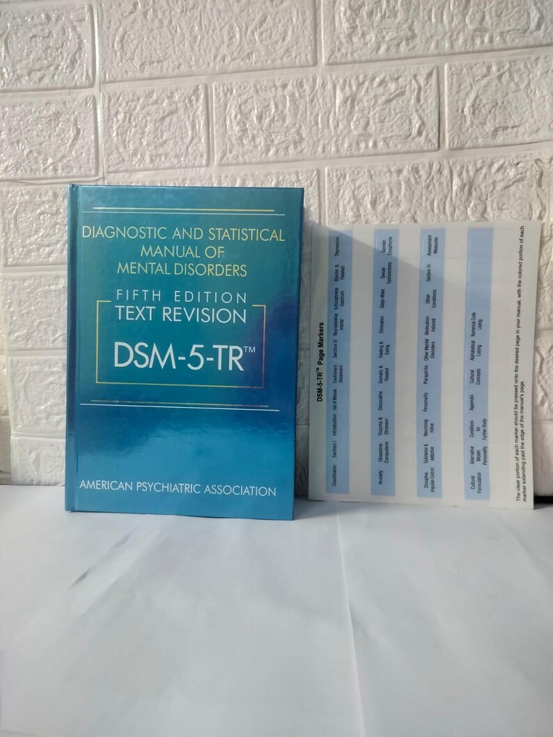 DSM-5-TR: Diagnostic and Statistical Manual, 5th Edition - Etsy