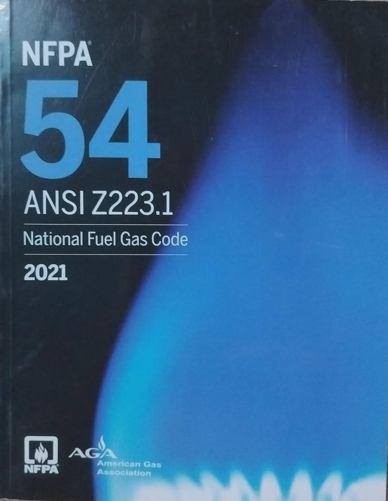 NFPA 54, 2021 National Fuel Gas Code, 2021 - Etsy