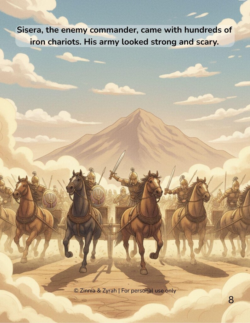 Deborah Bible Story PDF for Kids | A Bible Story of Courage and Faith ...