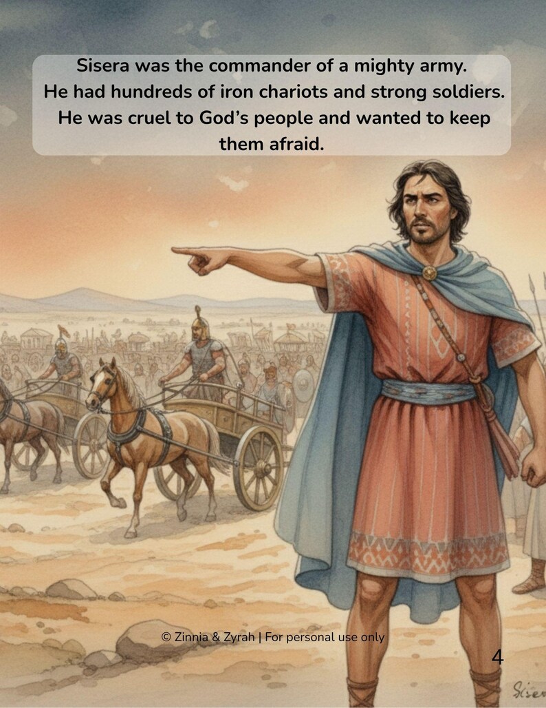 Deborah Bible Story PDF for Kids | A Bible Story of Courage and Faith ...