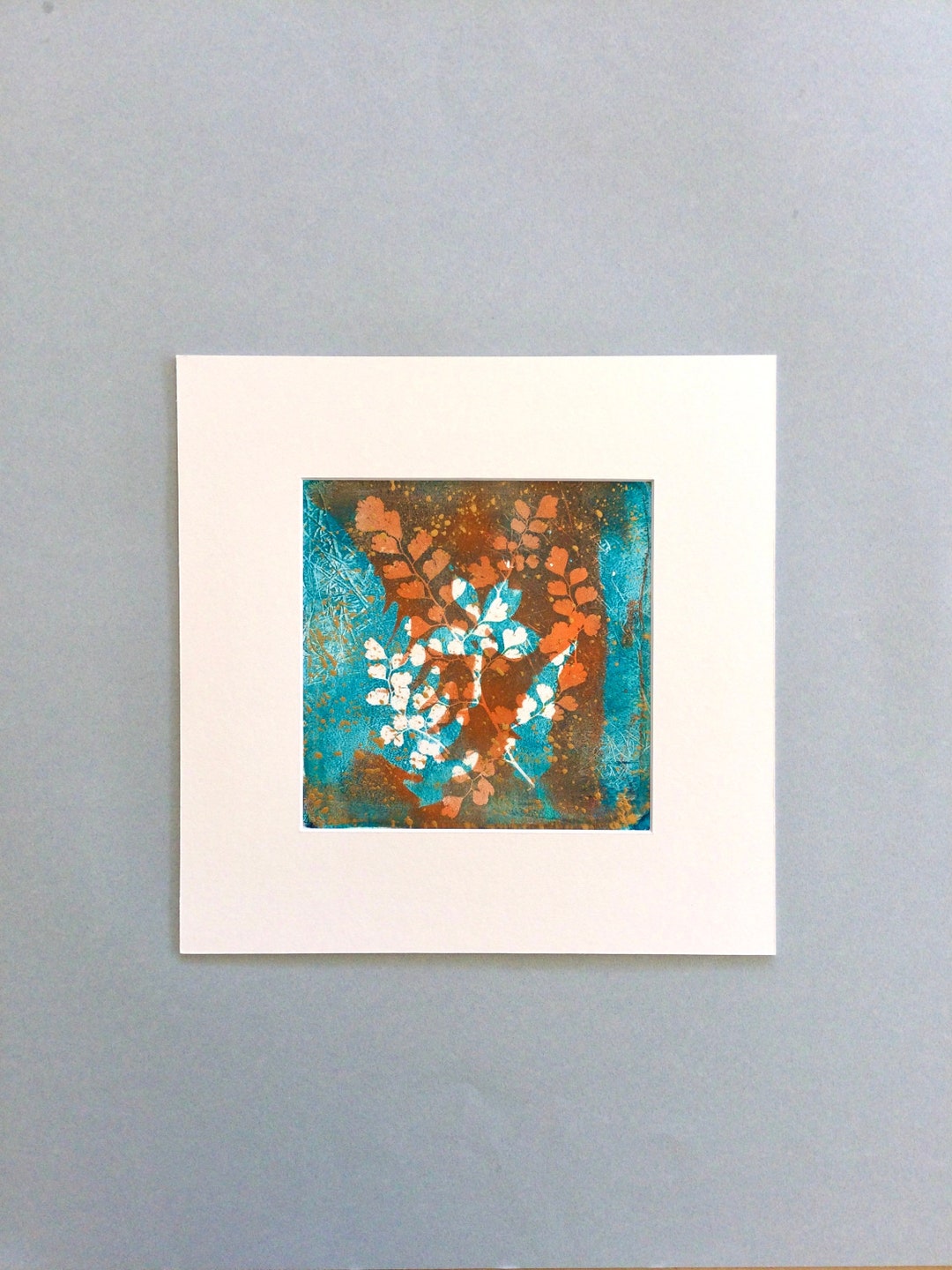 Original Abstract Painting With Flecks of Gold and White Mat - Etsy