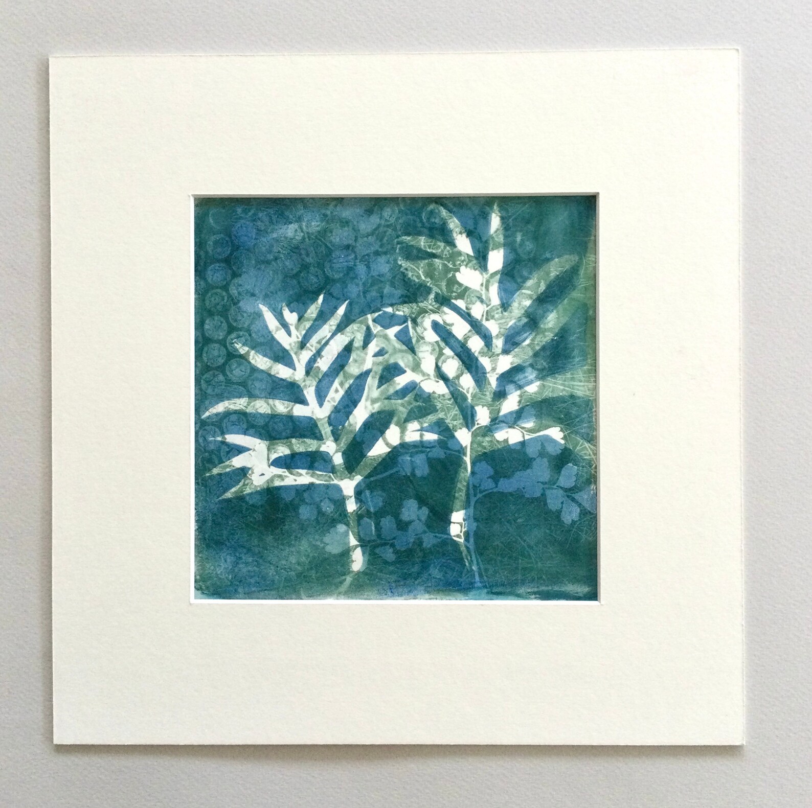 Original Acrylic Painting Mono Print, Australian Flora - Etsy