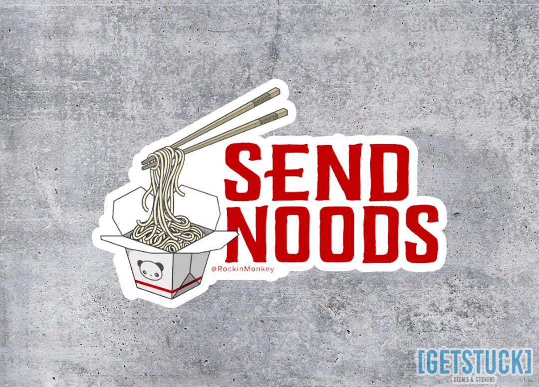Send Noods Vinyl Sticker Decal - Etsy