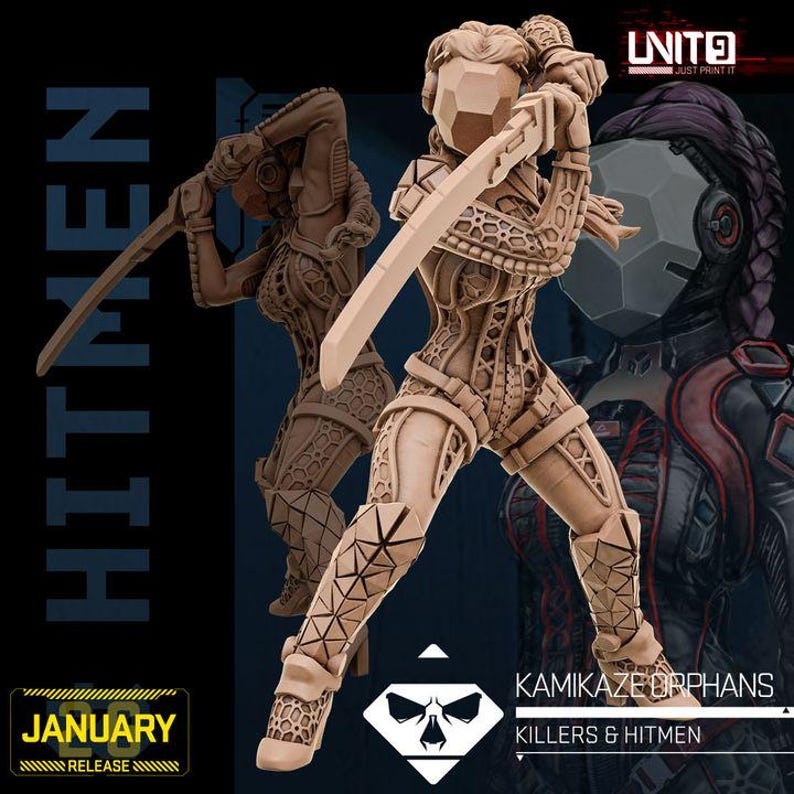 Killers and Hitmen January 2026 Release | Paintable 3D Resin Printed ...