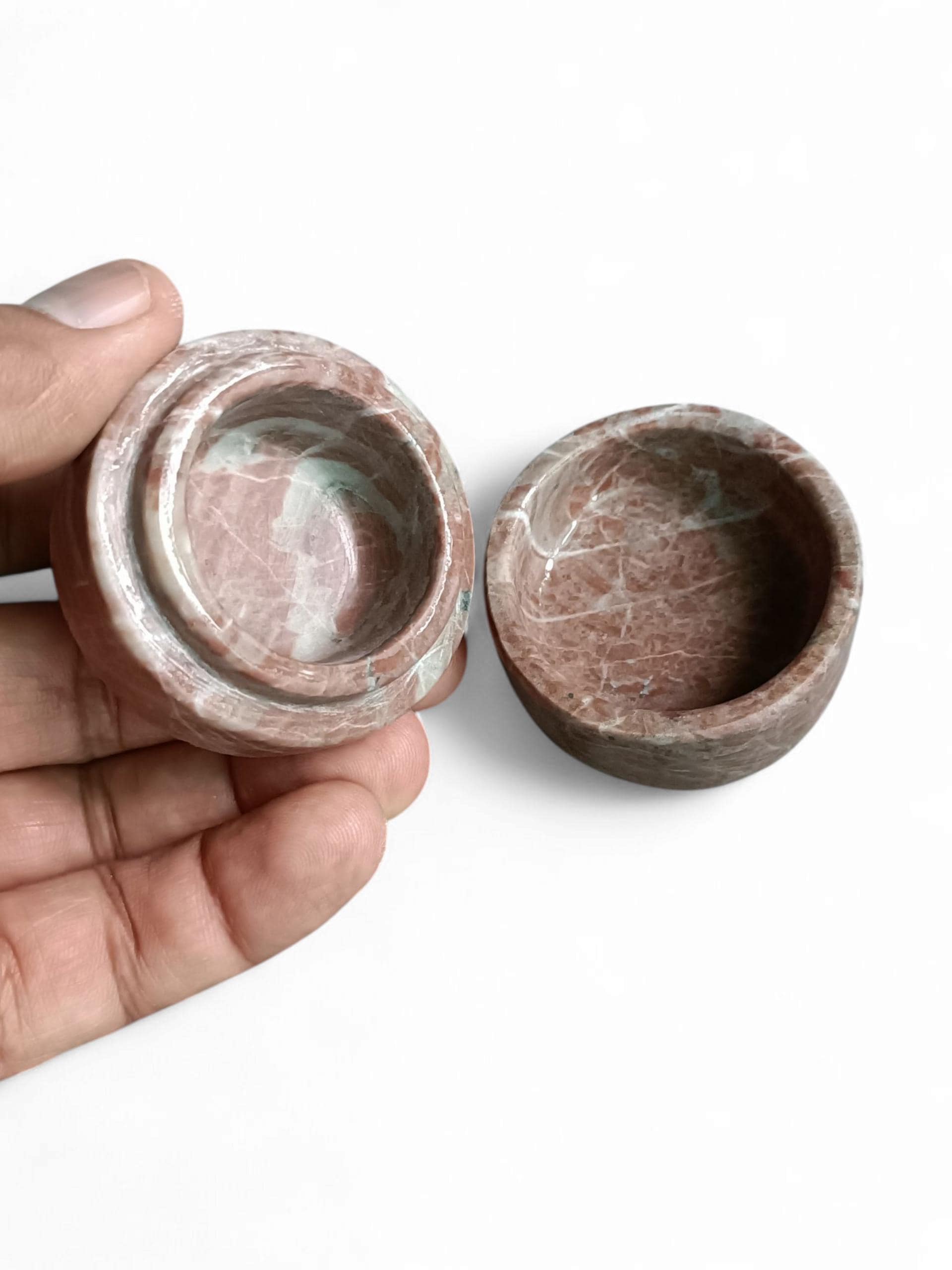 Handcarved Pink Marble 7-day Pill Organizer: Luxury Medicine Box - Etsy