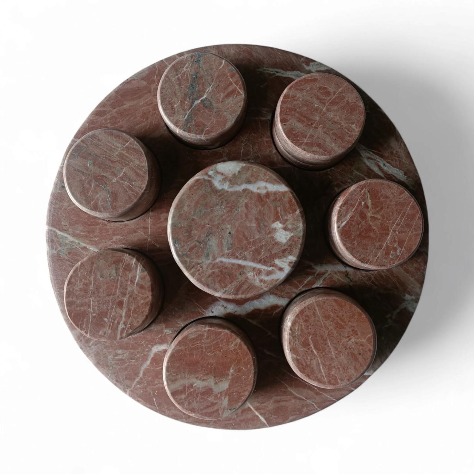 Handcarved Pink Marble 7-day Pill Organizer: Luxury Medicine Box - Etsy