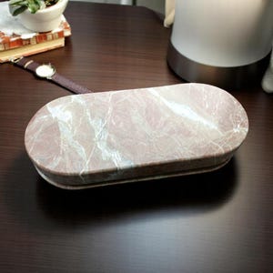 Handmade Light Pink Marble Pill Box: Seven Day Organizer - Etsy