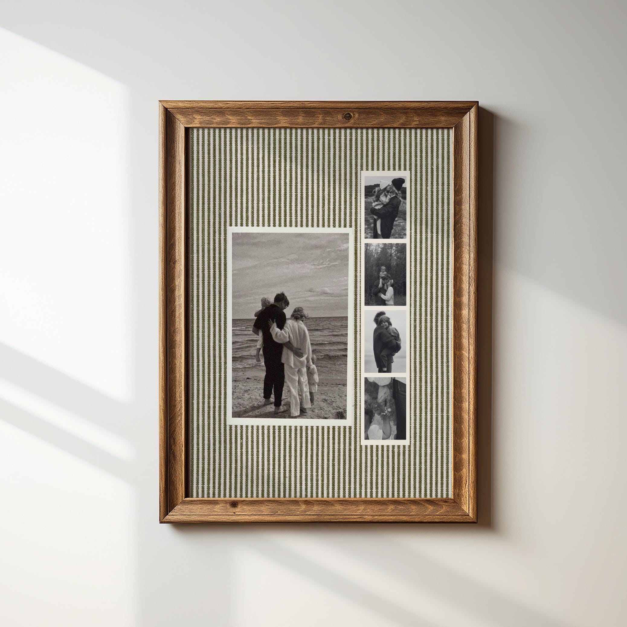 Vintage Family Photo Print, Custom Cottagecore Wall Art, Retro Digital ...