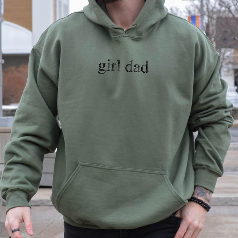 Embroidery Hoodies Dad - Etsy