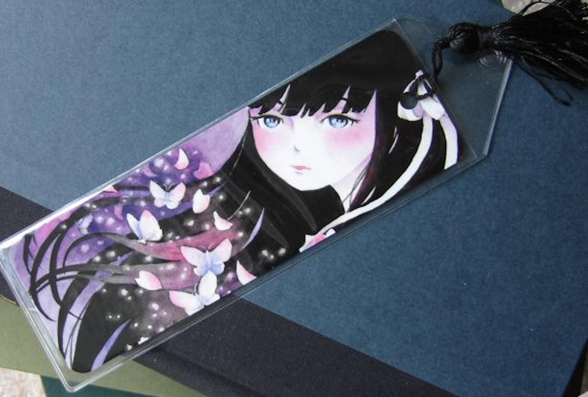 Fantasy Art Bookmark, 2x6 Anime Book Mark, "set Me Free" - Etsy