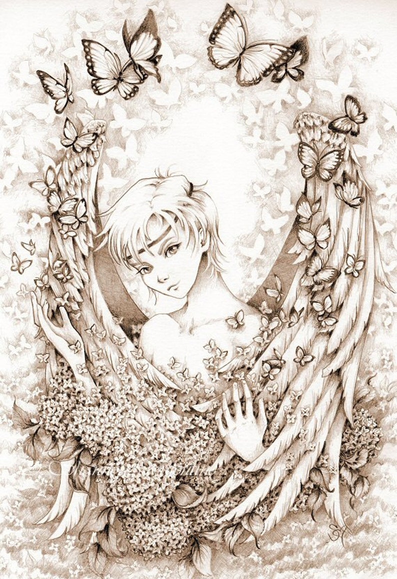 Fantasy Mythological Art Print morpheus Signed - Etsy