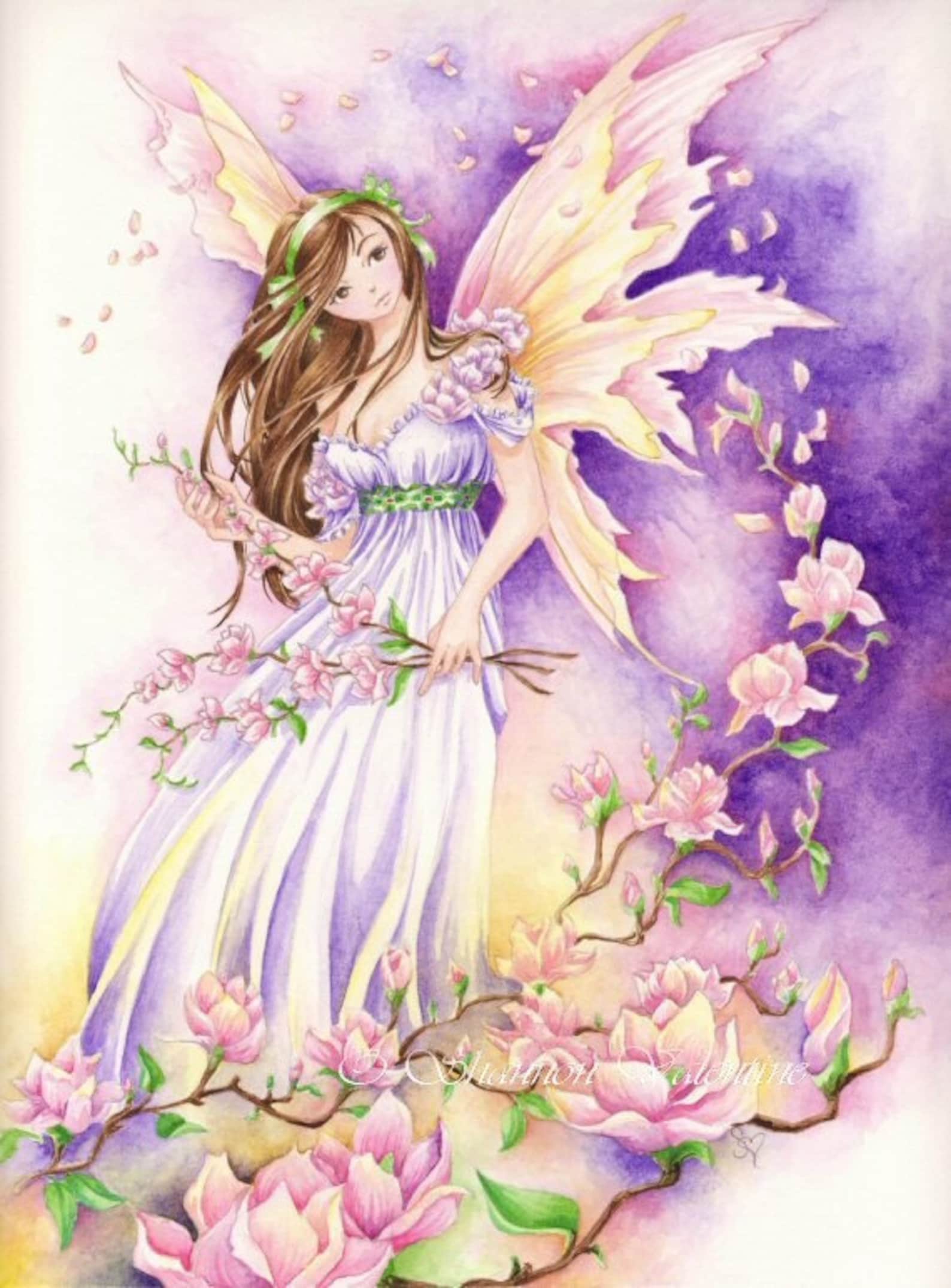 Fairy Art Print southern Breeze Fantasy Faerie Art - Etsy
