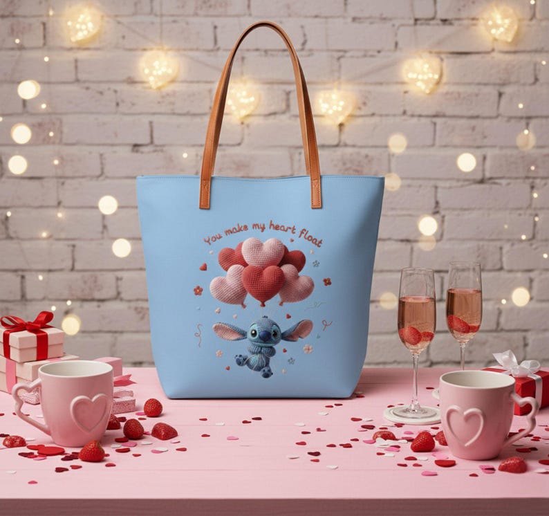 You Make My Heart Float Stitch PNG | Valentine Love Quote | Romantic ...