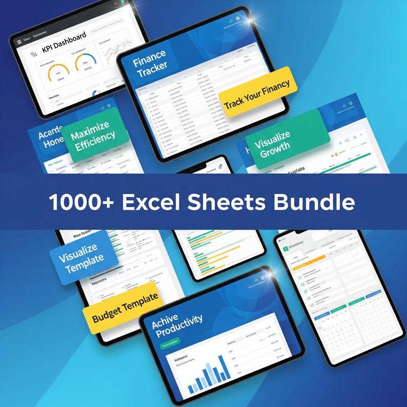 1000+ Excel Business Spreadsheet Templates | Finance, Budget, KPI ...
