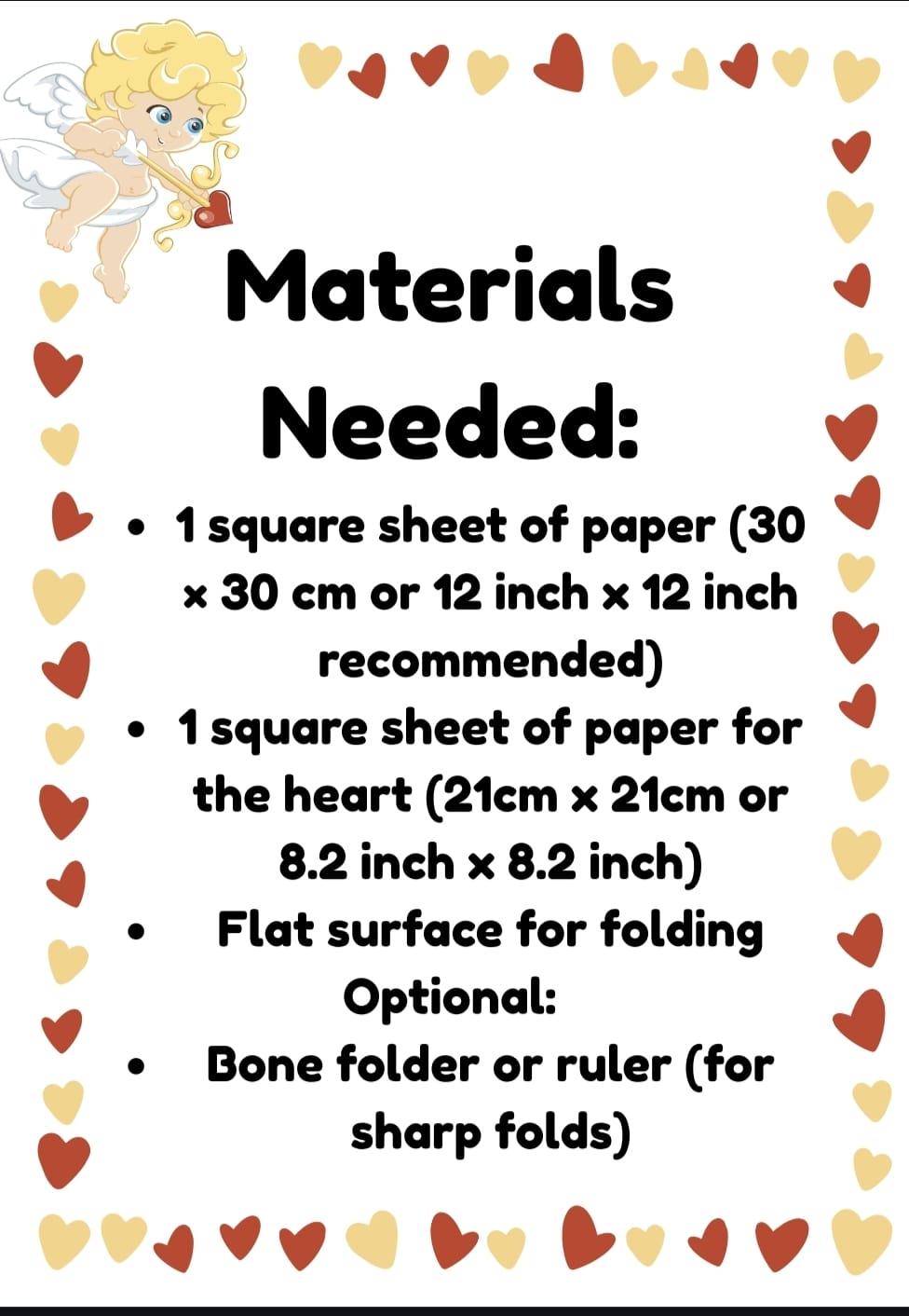 Heart Envelope Template | DIY Paper Craft Valentine (PDF Pattern) - Etsy