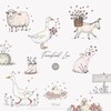 6 Printout Valentines Day Cards/ Farm Animals - Etsy