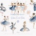 Winter Ballet Theatre Clipart, Watercolor Ballerina & Nutcracker PNG ...