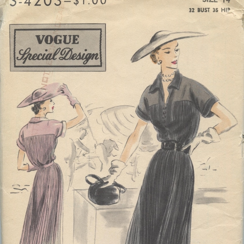 1950s Vogue Patterns - Etsy