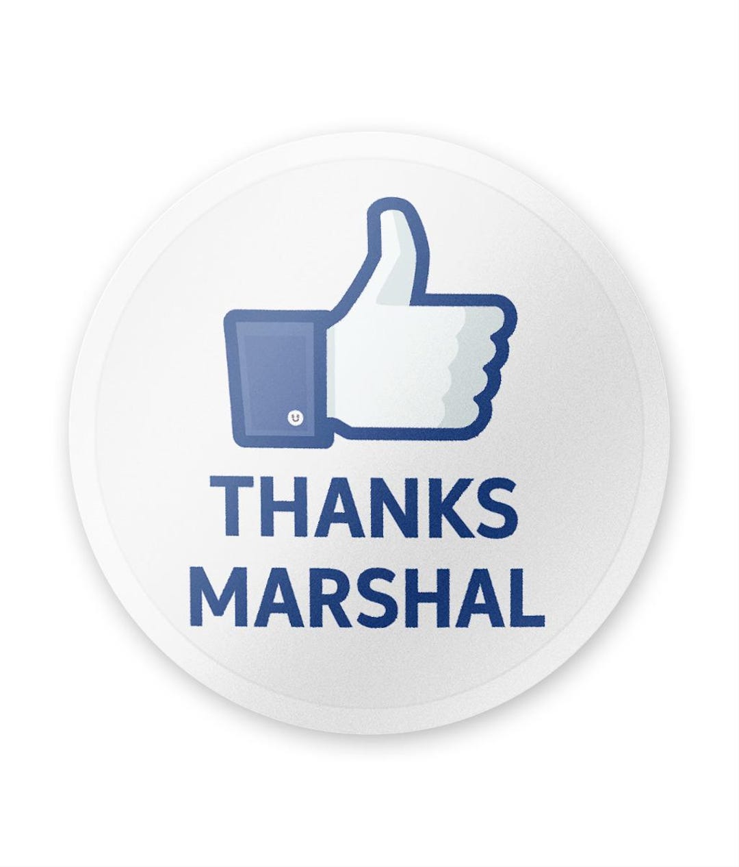 Thanks Marshal Sticker - Etsy