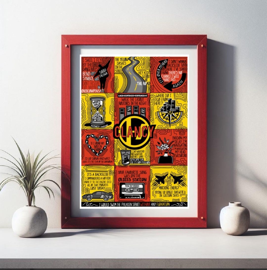 Twenty One Pilots Clancy Album Doodle Art Print - Etsy UK