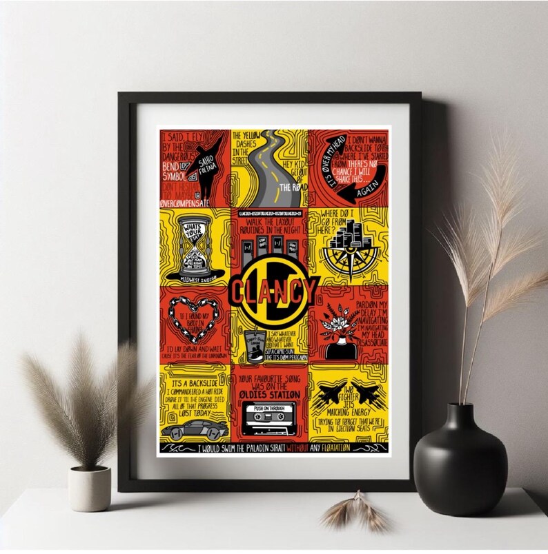 Twenty One Pilots Clancy Album Doodle Art Print - Etsy Australia