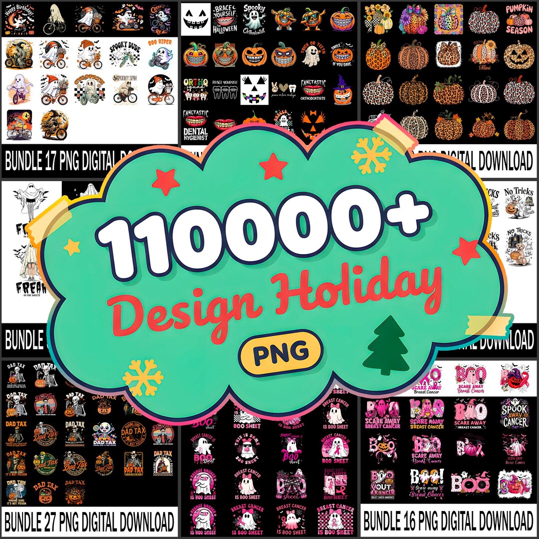 110000+ Holiday Family Humor Mega Bundle – Funny Quotes, Matching Crew ...