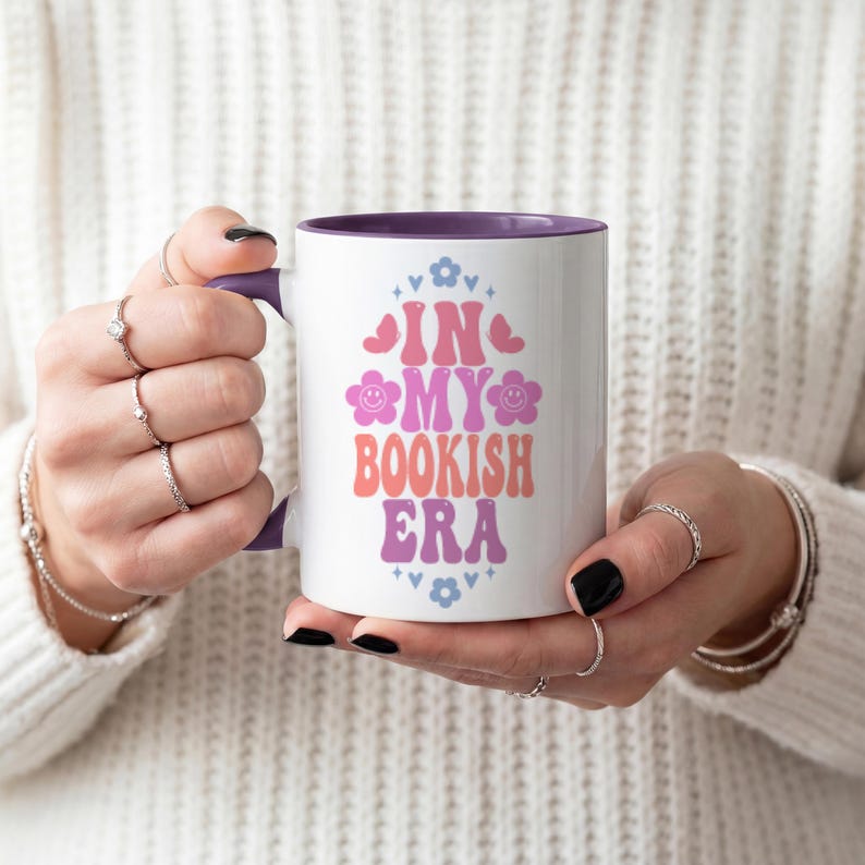 In My Bookish Era Mug, Book Lover Coffee Cup, Reader Aesthetic Gift ...